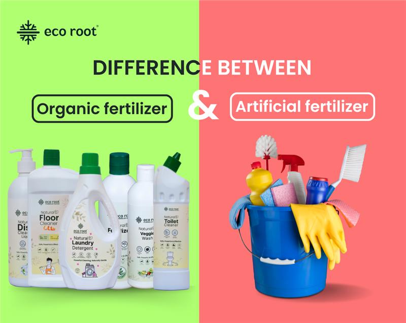 Difference between Organic Fertilizer & Artificial Fertilizer – Ecoroot