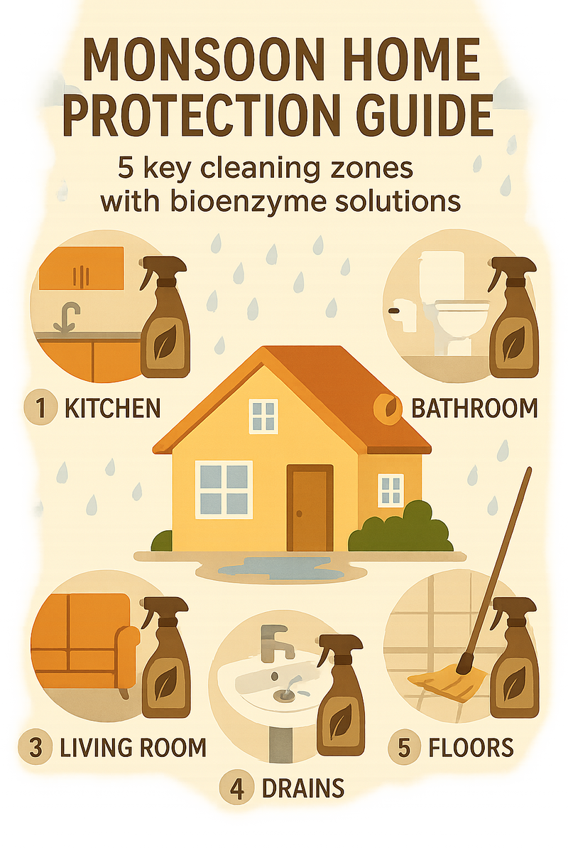 Monsoon Home Protection Guide: Bioenzyme Cleaners for Healthy Indian ...